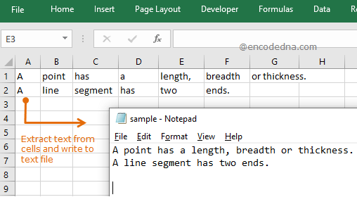 How To Write Data To A Text File Using Excel VBA